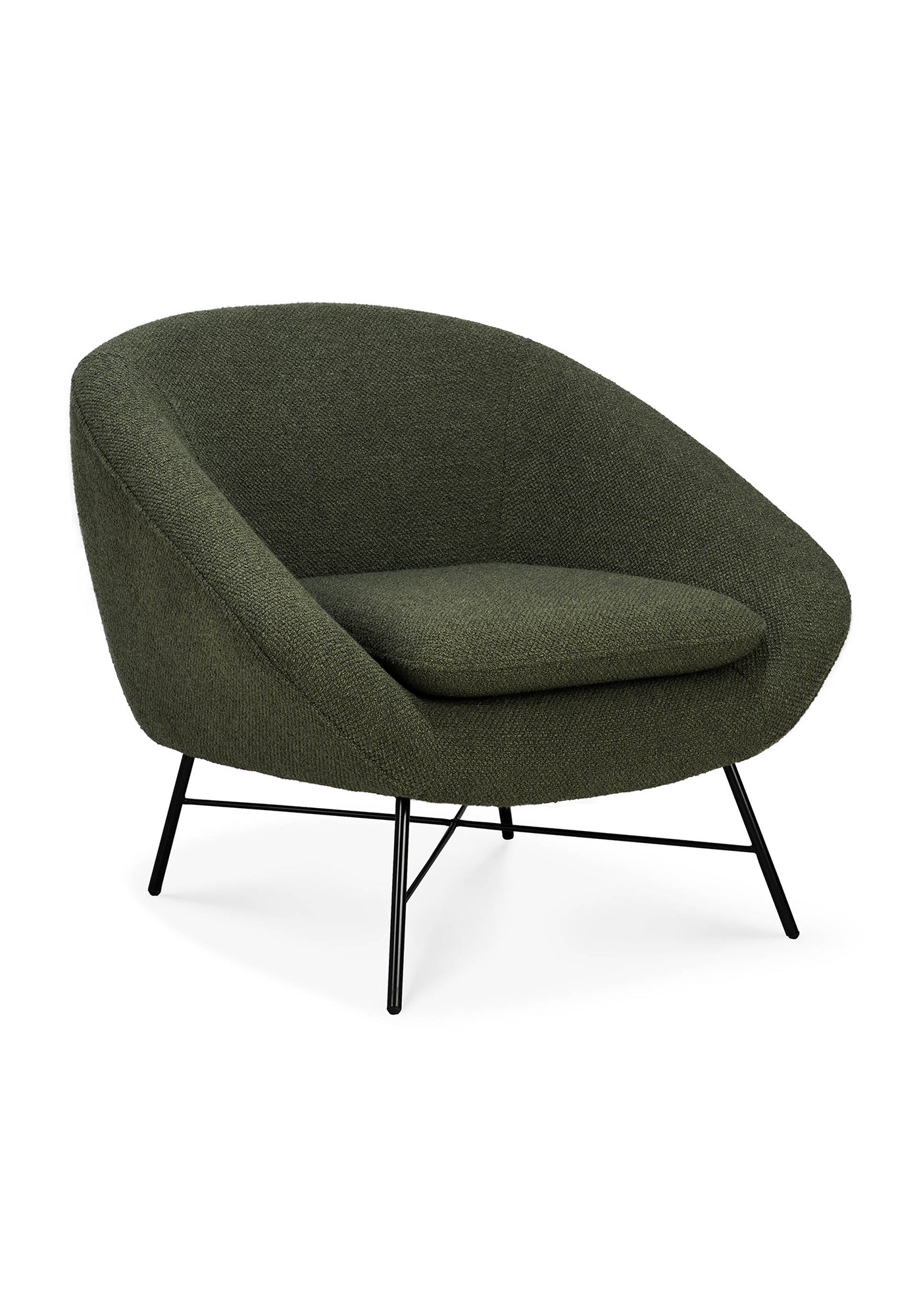 Barrow Lounge Chair - Pine Green – Enkay