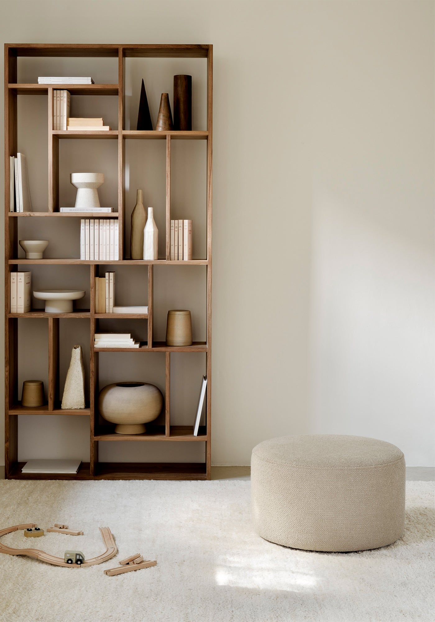 Barrow Pouf - Off White – Enkay